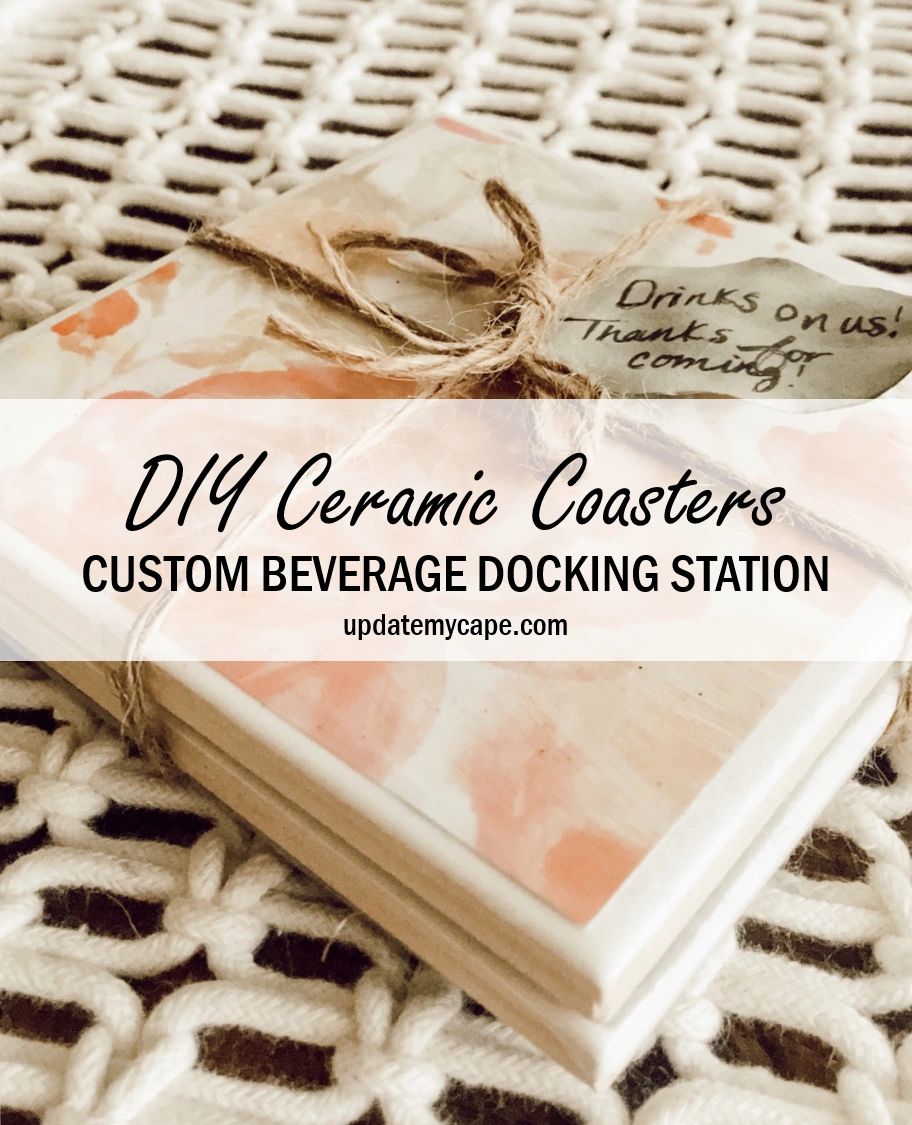 DIY Custom Ceramic Coasters
